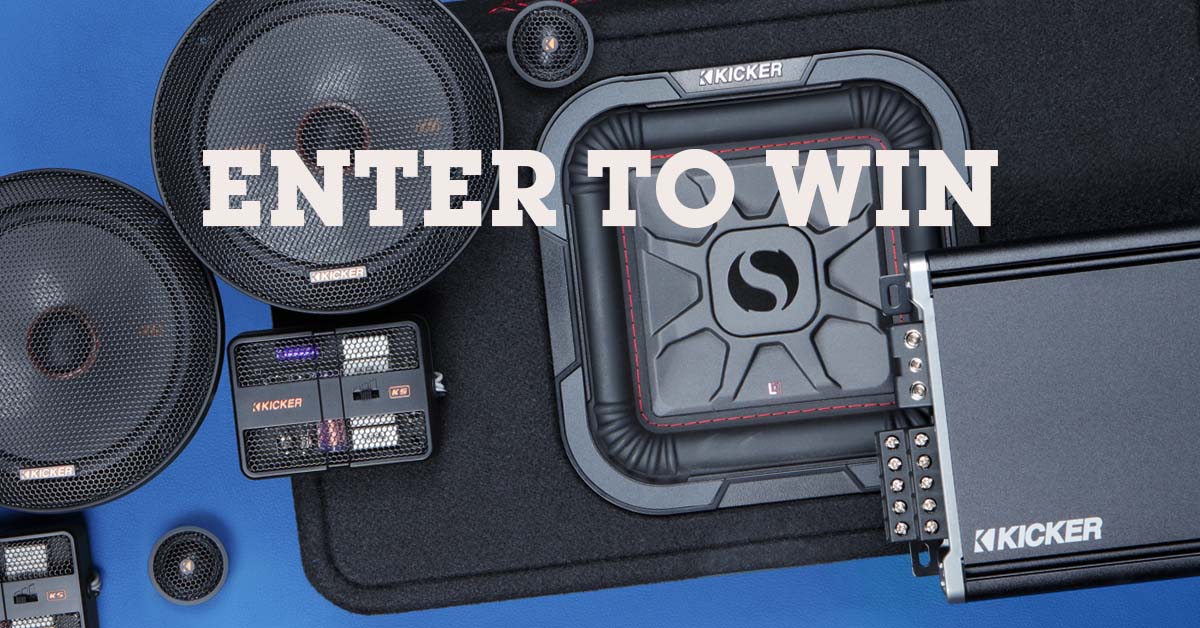 Kicker car audio shopping spree