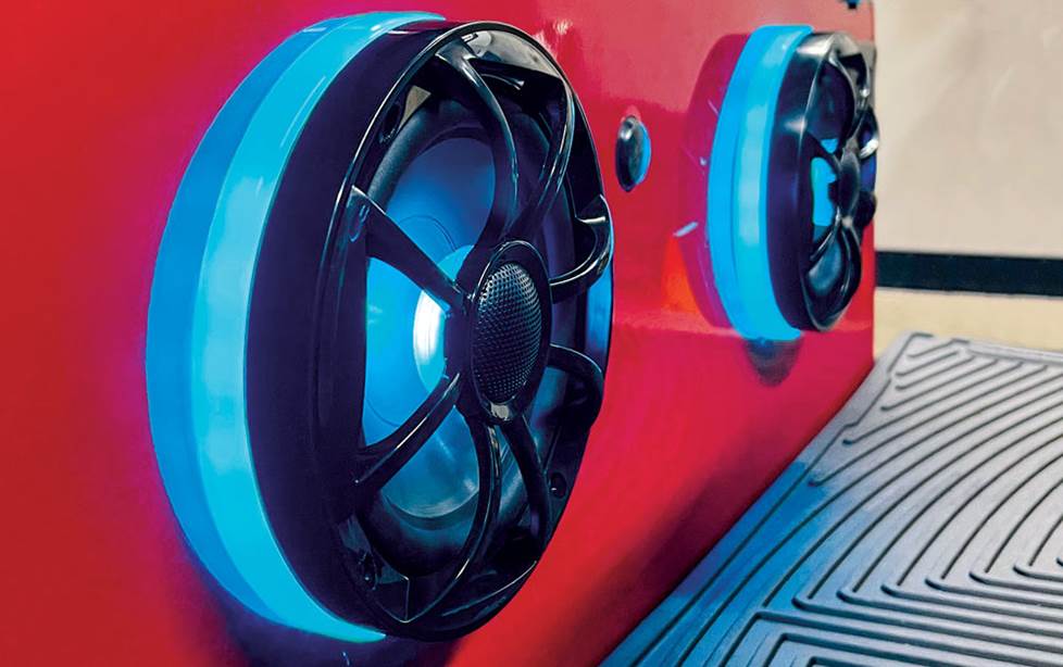 Going big on a golf cart audio system