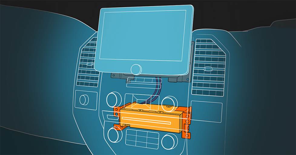 JVC Direct Replacement installation in a 2019 Ford F-250 XLT