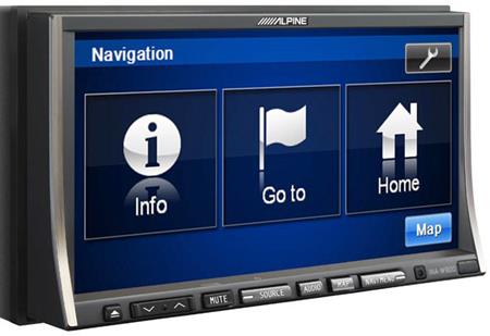 Alpine INA-W900 Navigation receiver at Crutchfield Canada