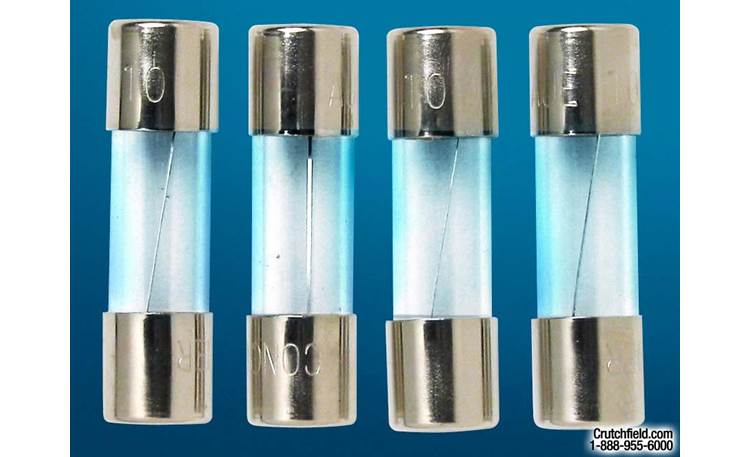 Scosche Platinum-Plated AGU Glass Fuses (50-amp) 4-pack at Crutchfield ...