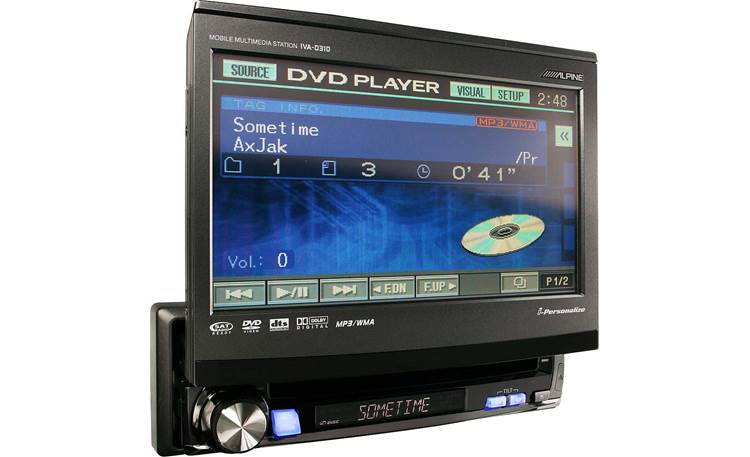Alpine IVA-D310 DVD / CD receiver with 7" LCD monitor at Crutchfield Canada