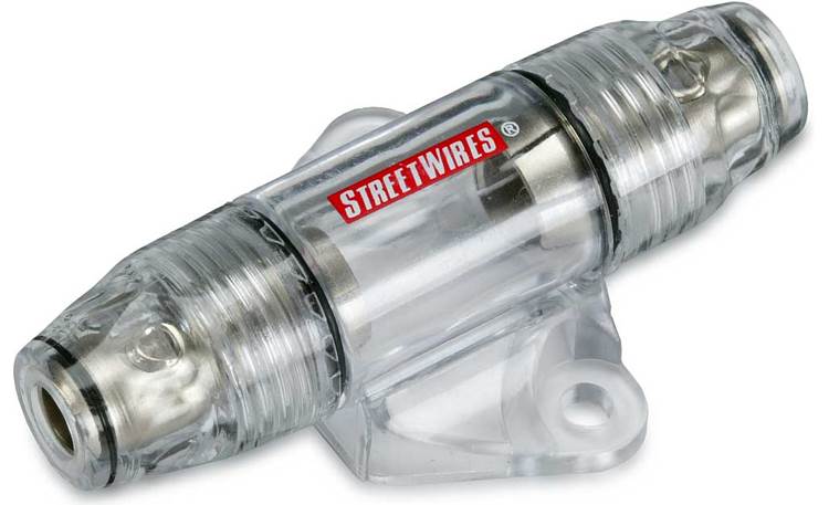 StreetWires FHXU8 8-gauge AGU fuse holder — Diamond Plate at ...