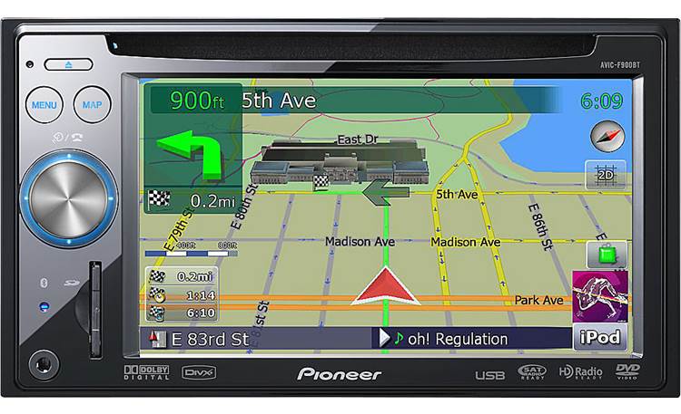 Pioneer AVIC-F900BT Navigation receiver at Crutchfield Canada