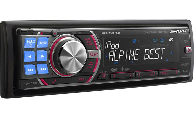 Alpine CDA-105 CD receiver at Crutchfield Canada