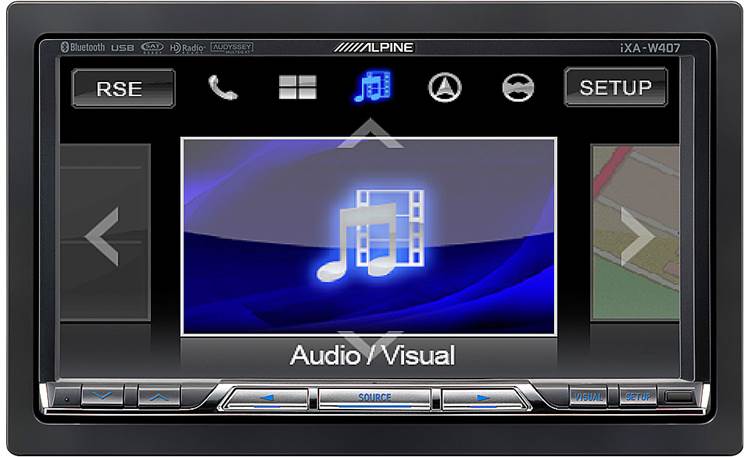 Alpine iXA-W407 Digital media receiver at Crutchfield Canada