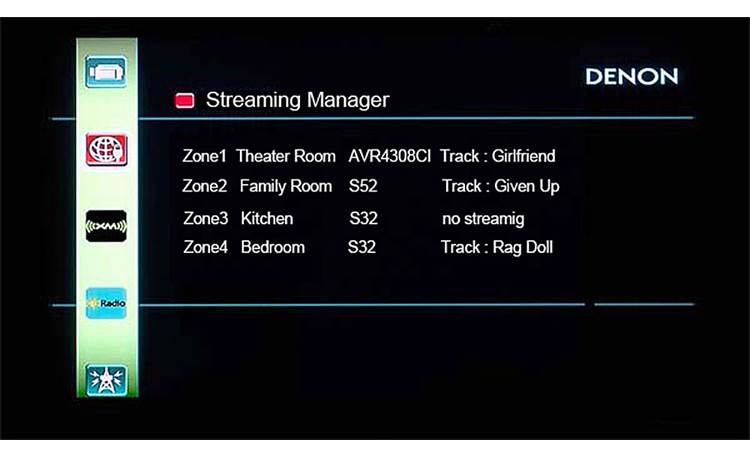 Denon AVR-4308CI Home theatre receiver with built-in Wi-Fi® and HD ...