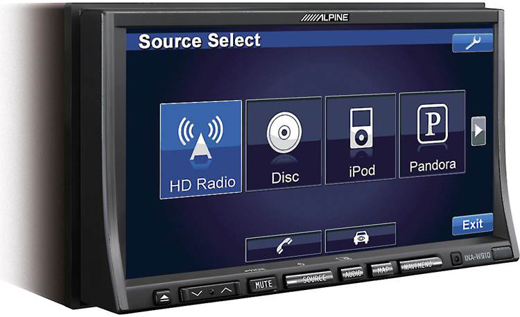 Alpine INA-W910 Navigation receiver at Crutchfield Canada