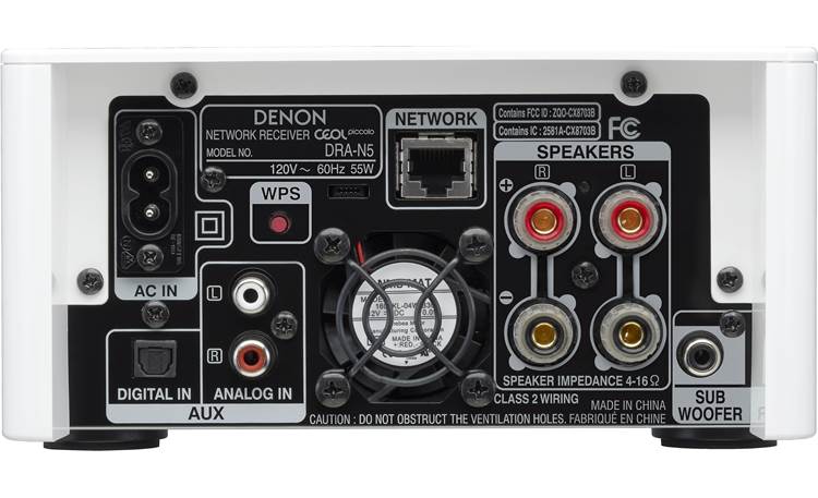 Denon DR-AN5 (White) Desktop network receiver with built-in Apple ...