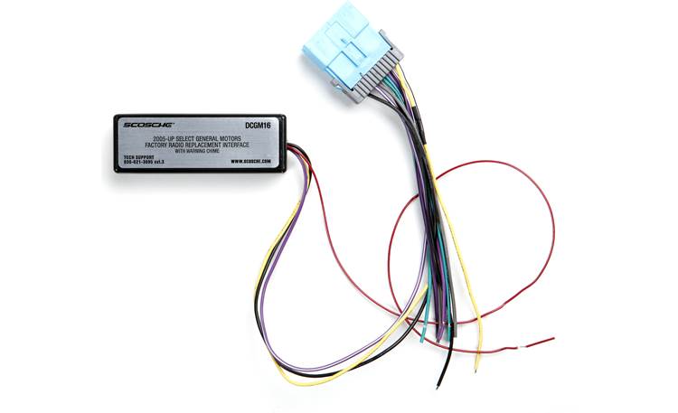 Scosche DCGM16 Wiring Interface Connect a new car stereo and retain RAP ...