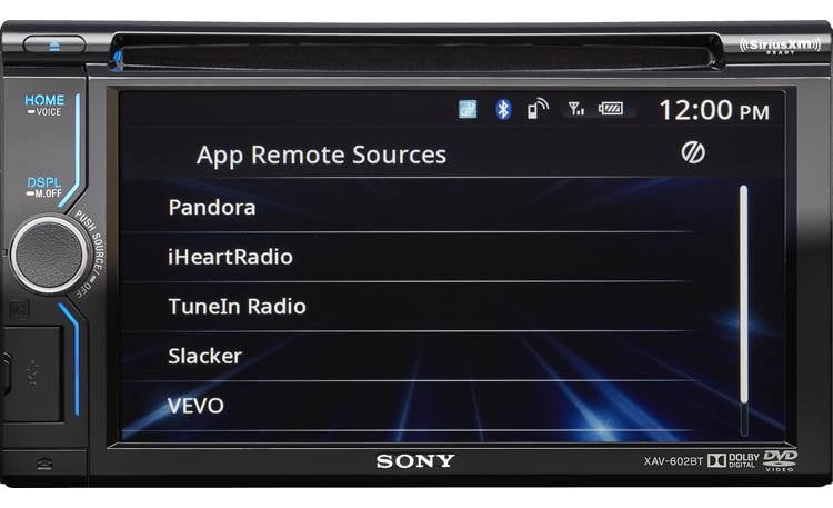 Sony XAV-602BT DVD receiver at Crutchfield Canada
