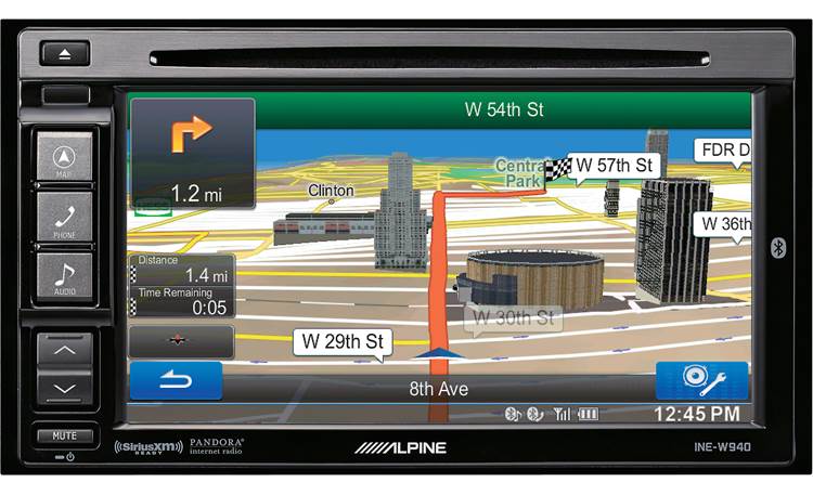 Alpine INE-W940 Navigation receiver at Crutchfield Canada