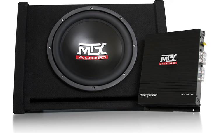 MTX TNP112D Single 12" ported enclosure with 100-watt mono amplifier at ...