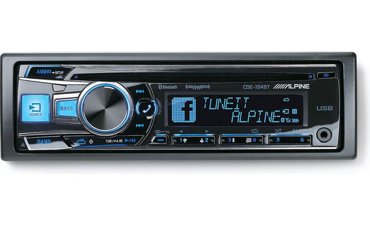 Alpine CDE-154BT CD receiver at Crutchfield Canada
