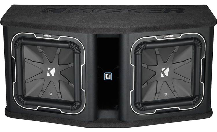 Kicker Q-Class 41DL7122 (Black/Light Gray) Ported enclosure with two L7 ...
