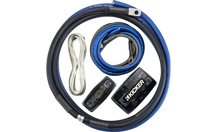 Kicker 46PKD4 Amp Wiring Kit 4-gauge dual amplifier wiring kit ...