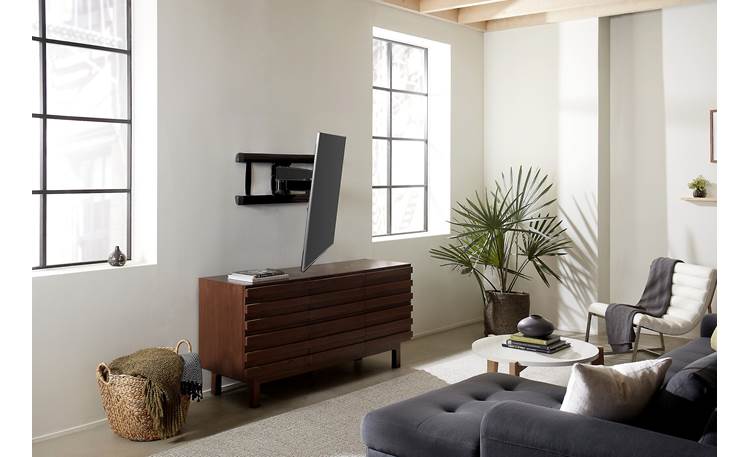 Sanus VLF728 (Black) Full-motion wall mount with articulating arm for ...