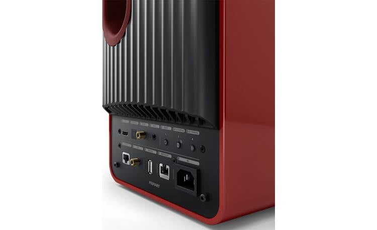 KEF LS50 Wireless II (Crimson Red) Powered stereo speakers with Wi-Fi ...