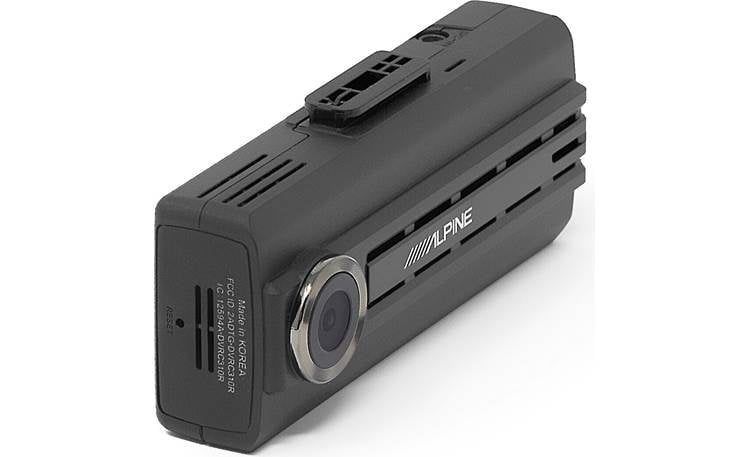 Alpine DVR-C310R HD dash cam with Wi-Fi and included rear-view cam at ...