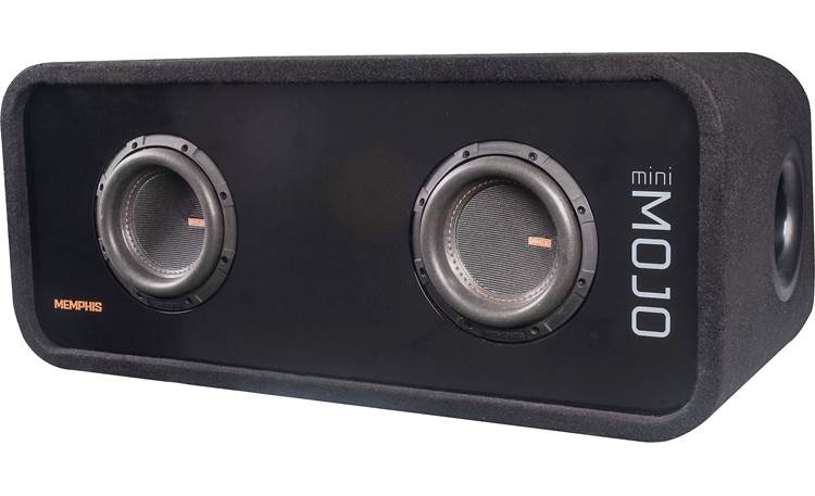 Memphis Audio MJME6D1 Mojo Mini Series ported enclosure with two 6-1/2 ...
