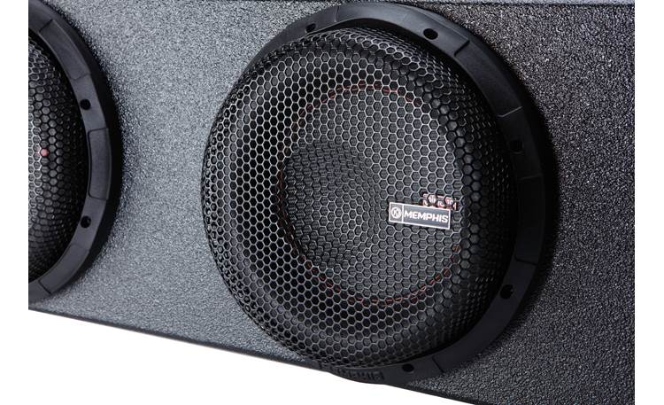 Memphis Audio MJMEFORD8D1 Mojo Mini series ported enclosure with two 8 ...