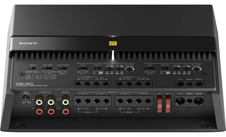 Sony XM-4ES Mobile ES™ Series 4-channel car amplifier — 100 watts RMS x 4 at Crutchfield Canada