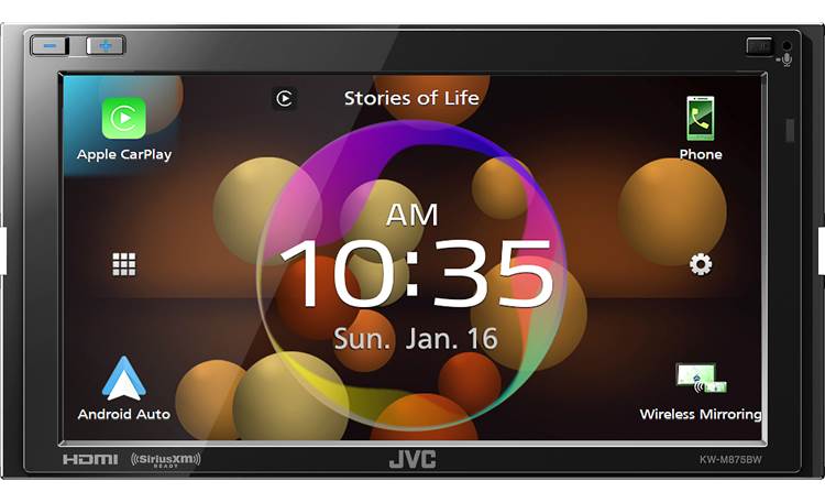 JVC KW-M875BW Digital multimedia receiver at Crutchfield Canada