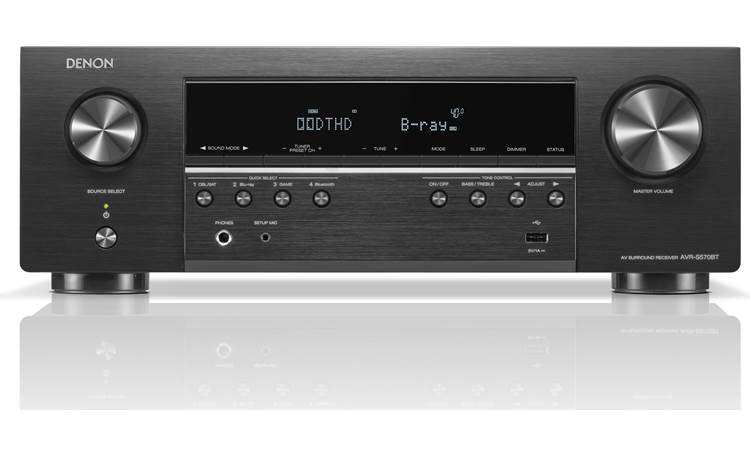 Denon AVR-S570BT 5.2-channel home theatre receiver with Bluetooth® at ...