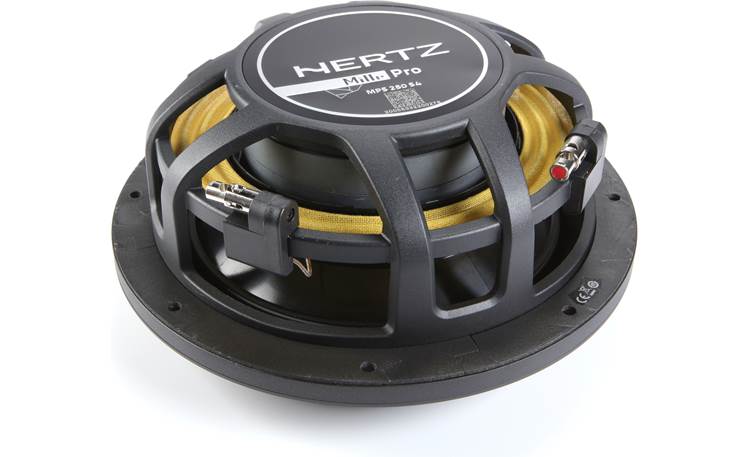 Hertz MPS 250 S2 Mille Pro Series 10" shallow-mount 2-ohm component subwoofer at Crutchfield Canada