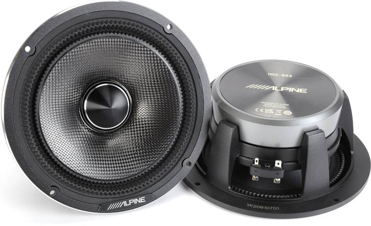 Alpine HDZ-65C Status Series 6-1/2" 2-way component speaker system at ...