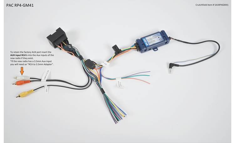 PAC RP5-GM41 Wiring Interface Connect a new car stereo and retain ...