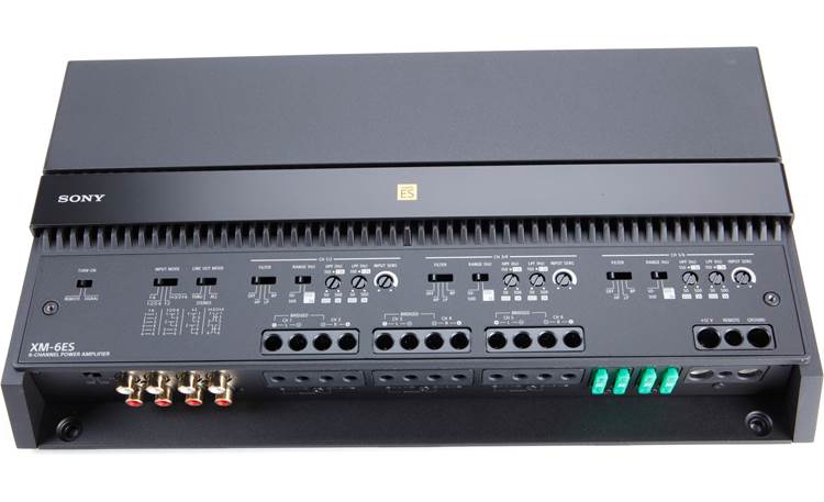 Sony XM-6ES Mobile ES™ Series 6-channel car amplifier — 100 watts RMS x ...