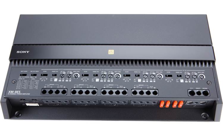 Sony XM-8ES Mobile ES™ Series 8-channel car amplifier — 100 watts RMS x ...