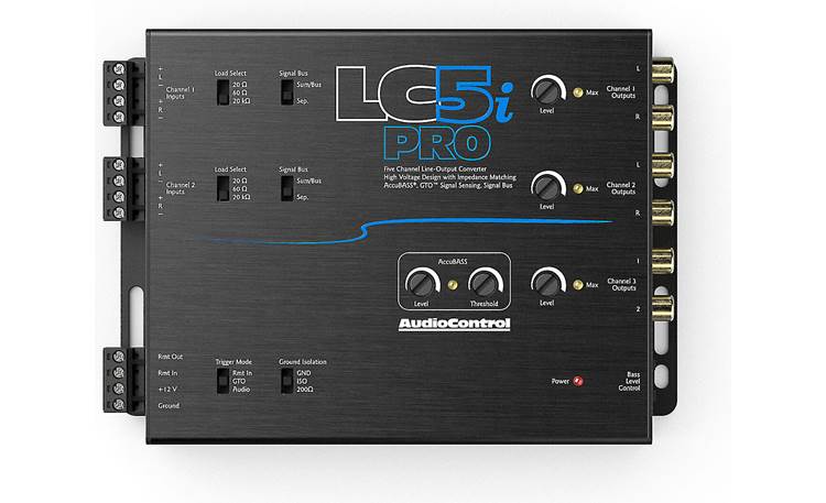 AudioControl LC5iPRO Line Output Converter 5-channel LOC with AccuBASS ...
