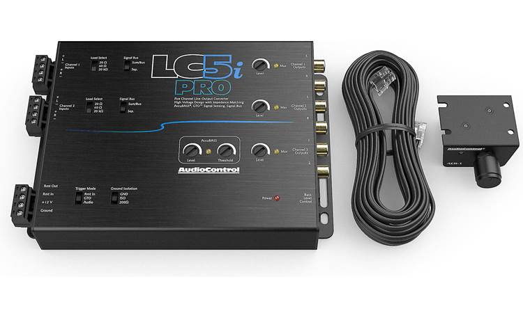 AudioControl LC5iPRO Line Output Converter 5-channel LOC with AccuBASS ...
