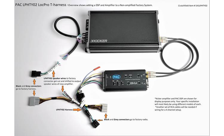 PAC LPHTY02 LocPro Advanced T-Harness T-harness for adding an ...