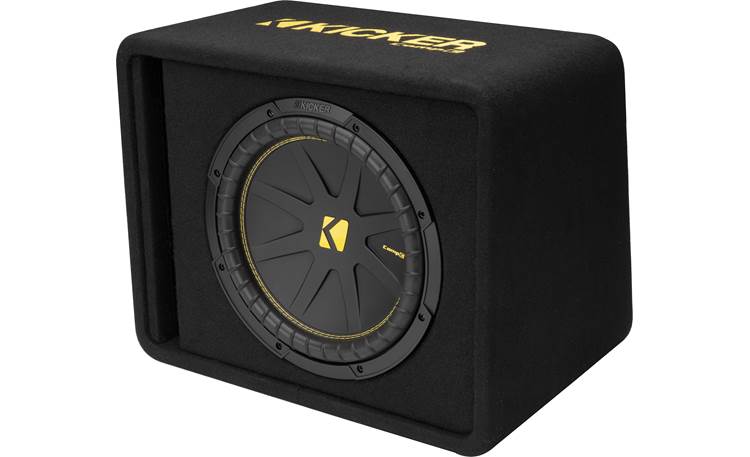 Kicker CompC 50VCWC124 4-ohm ported enclosure with one 12" CompC ...
