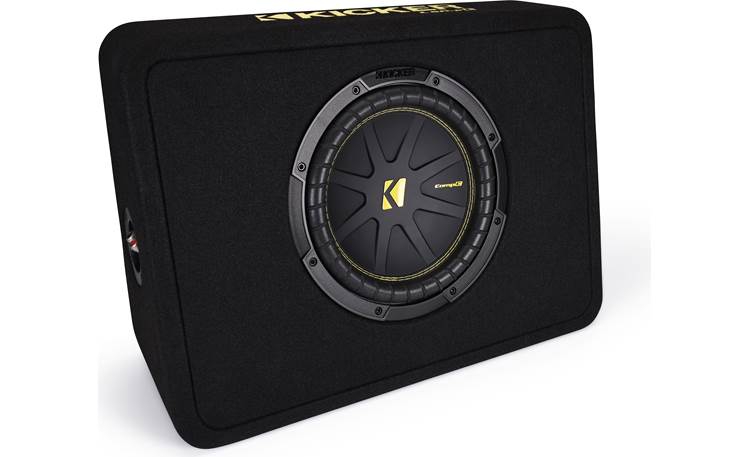 Kicker 50TCWC104 Truck-style 4-ohm ported enclosure with one 10" CompC ...