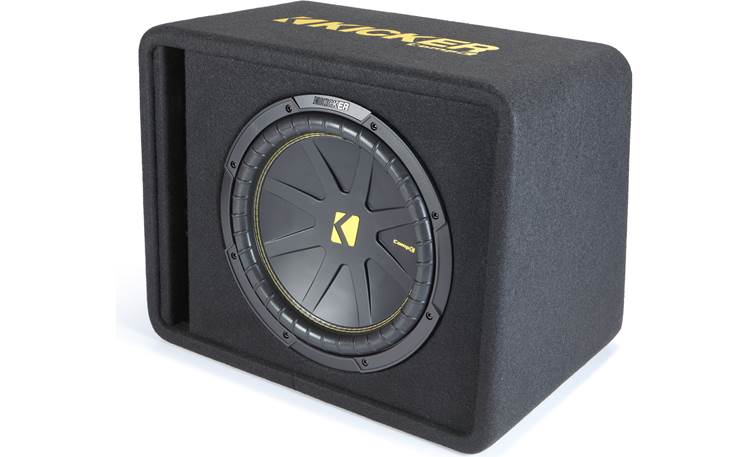 Kicker CompC 50VCWC122 2-ohm ported enclosure with one 12" CompC ...