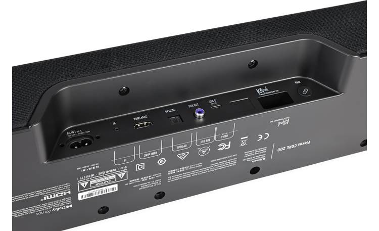 Klipsch Flexus CORE 200 (Black) Powered 3.1.2-channel Dolby Atmos ...