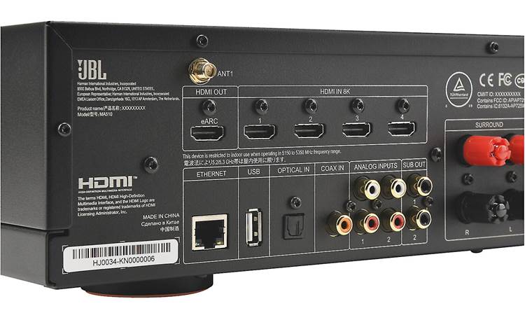 JBL MA510 (Black) 5.2-channel home theatre receiver with Wi-Fi ...