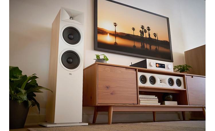 JBL Stage 280F (Latte) Floor-standing speaker at Crutchfield Canada