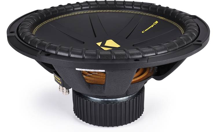 Kicker CompC 50CWCD154 CompC™ 15" subwoofer with dual 4-ohm voice coils ...