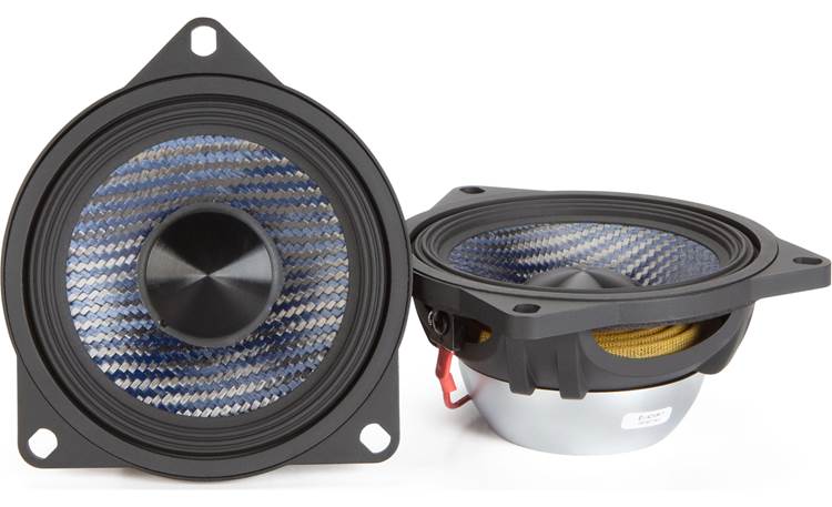 Alpine EV-40MR-T 4" midrange speakers for rear deck, rear door, and hatch locations — fits ...