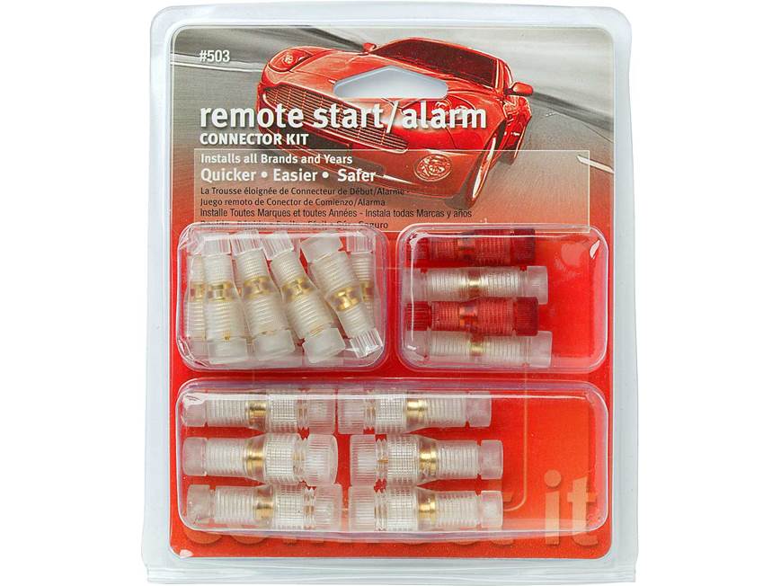 Posi-Products™ Car Alarm Connectors 19 connectors for installing a car ...
