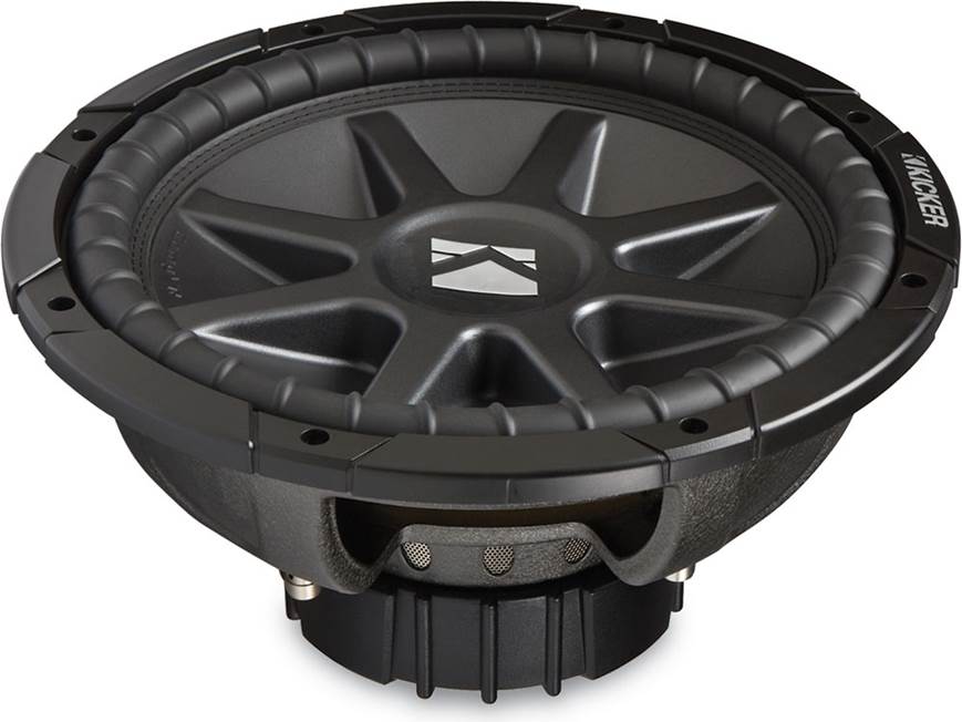 Kicker 10CVR124 CompVR 12" subwoofer with dual 4-ohm voice coils at ...