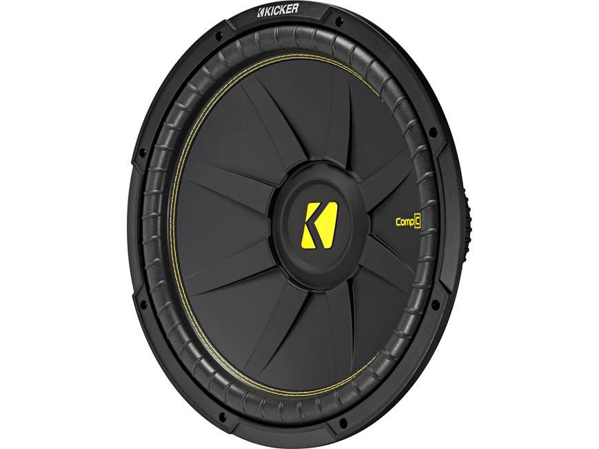 Kicker CompC 44CWCD154 CompC Series 15" subwoofer with dual 4-ohm voice ...