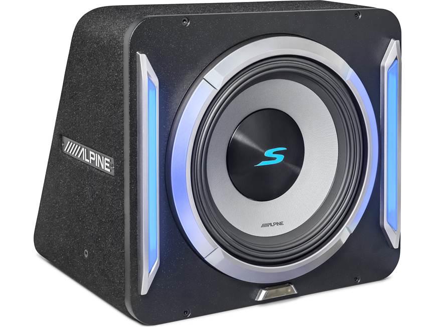 Alpine S2-SB12 PrismaLink® S2-Series sealed subwoofer enclosure with 12 ...
