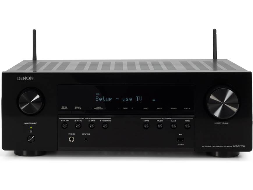 Denon AVR-S770H 7.2-channel home theatre receiver with Dolby Atmos ...