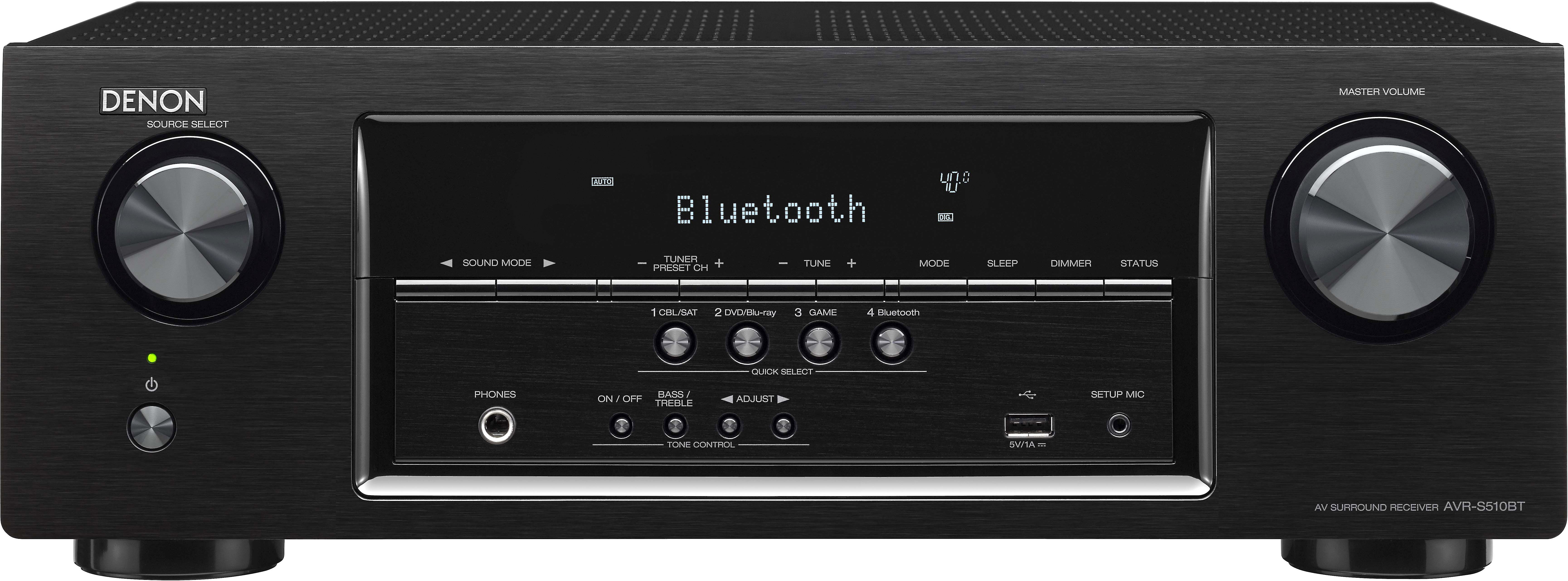 Customer Reviews: Denon AVR-S510BT 5.2-channel home theatre receiver ...